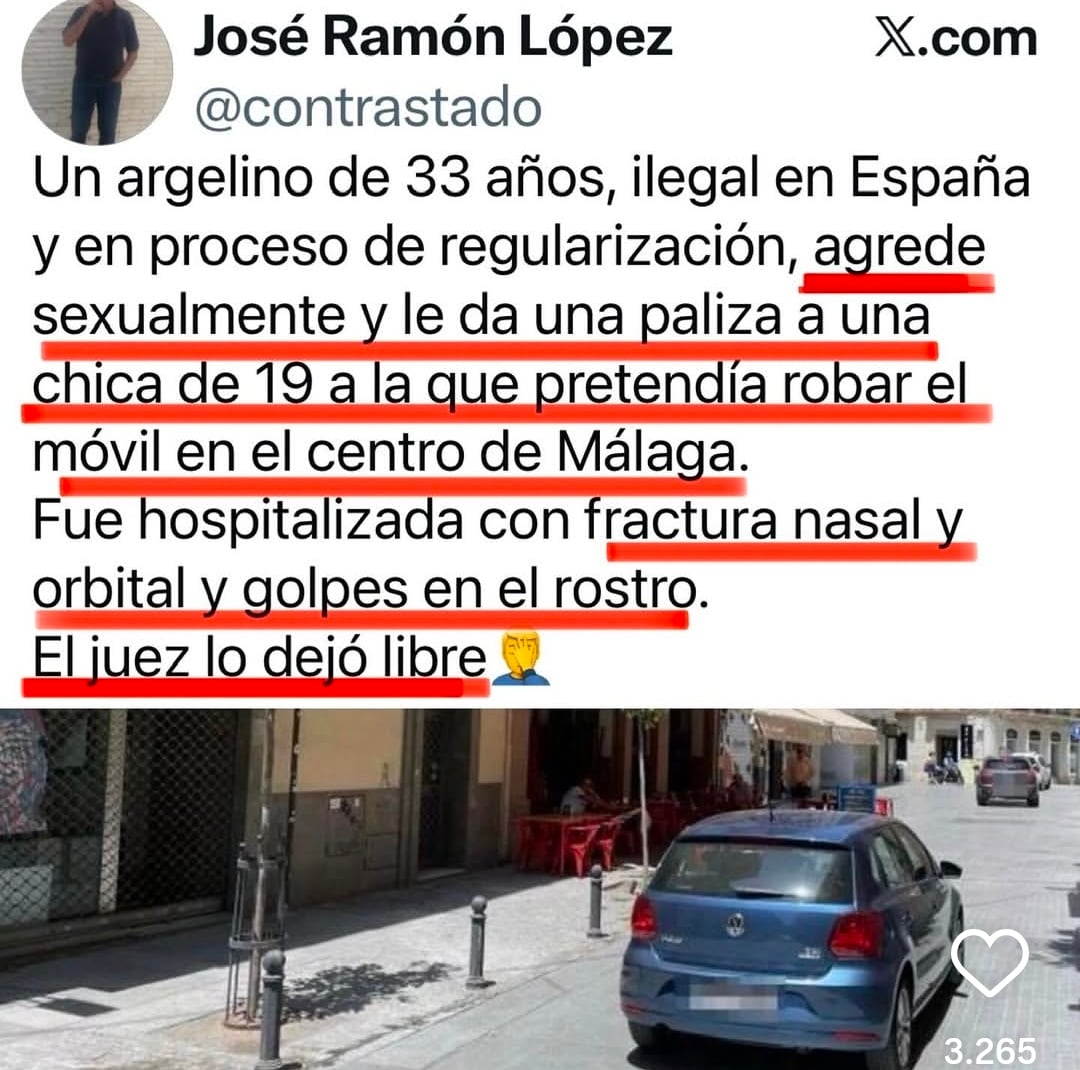 Queda en libertad un argelino en proceso de regularización que agredió ...